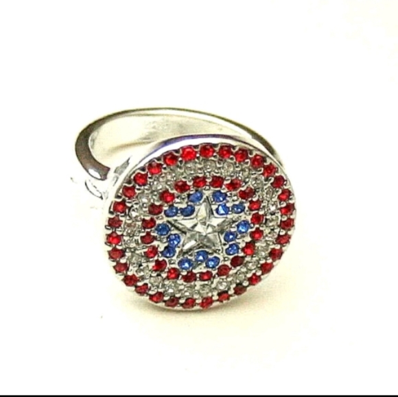 Marvel | Jewelry | Marvel Comics Captain America Stainless Steel ...